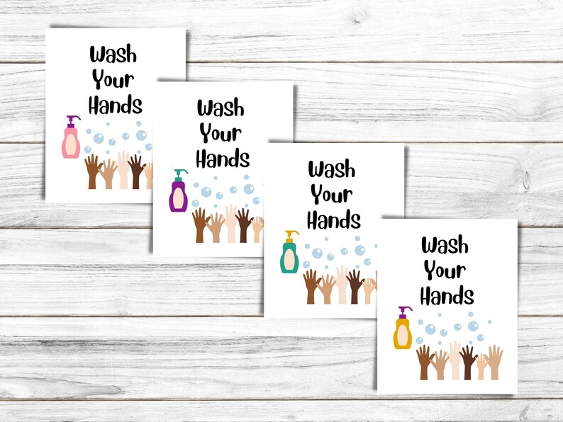 Wash Your Hands Sign, Classroom Sign, Classroom Rules, Kindergarten ...