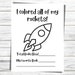 Rocket Reading Log, Kids Reading Log, Book Tracker for Kids, Reading ...