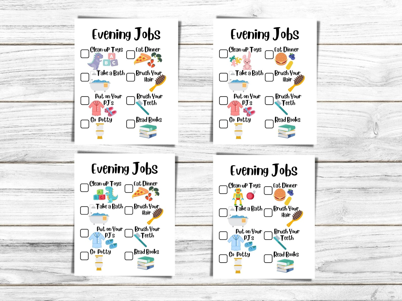 Chore Chart Kids, Chore List, Chore List for Kids, Chore Chart, Weekly ...