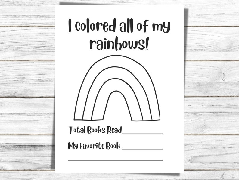 Rainbow Reading Log, Kids Reading Log, Reading Printables, Reading ...