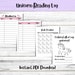 Unicorn Reading Log, Kids Reading Log, Book Tracker for Kids, Reading ...