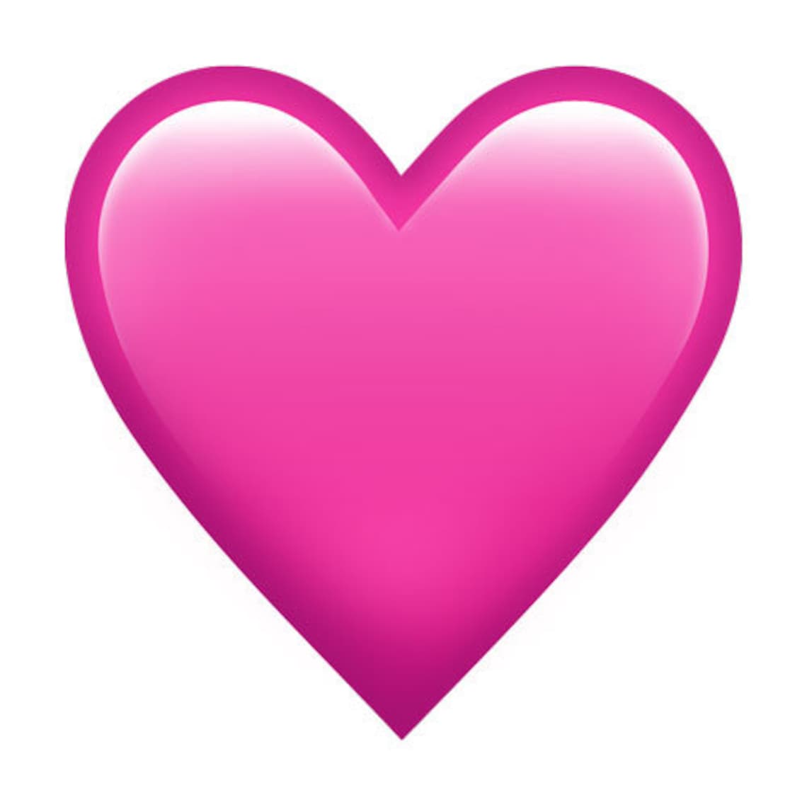 Pink Heart Print - Etsy