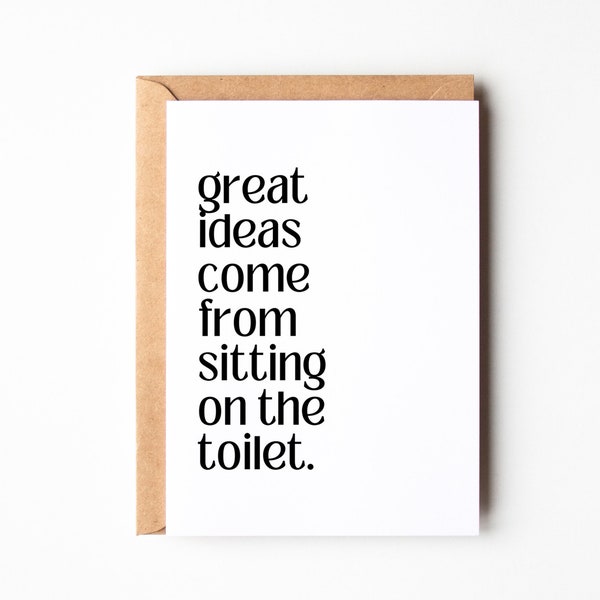Toilet Postcard - Etsy