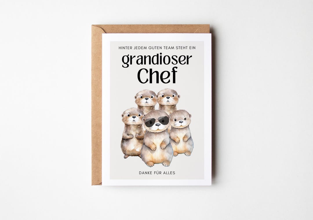 Boss Gift, Card for Boss, Gift for Boss Birthday, Say Thank You to Boss ...