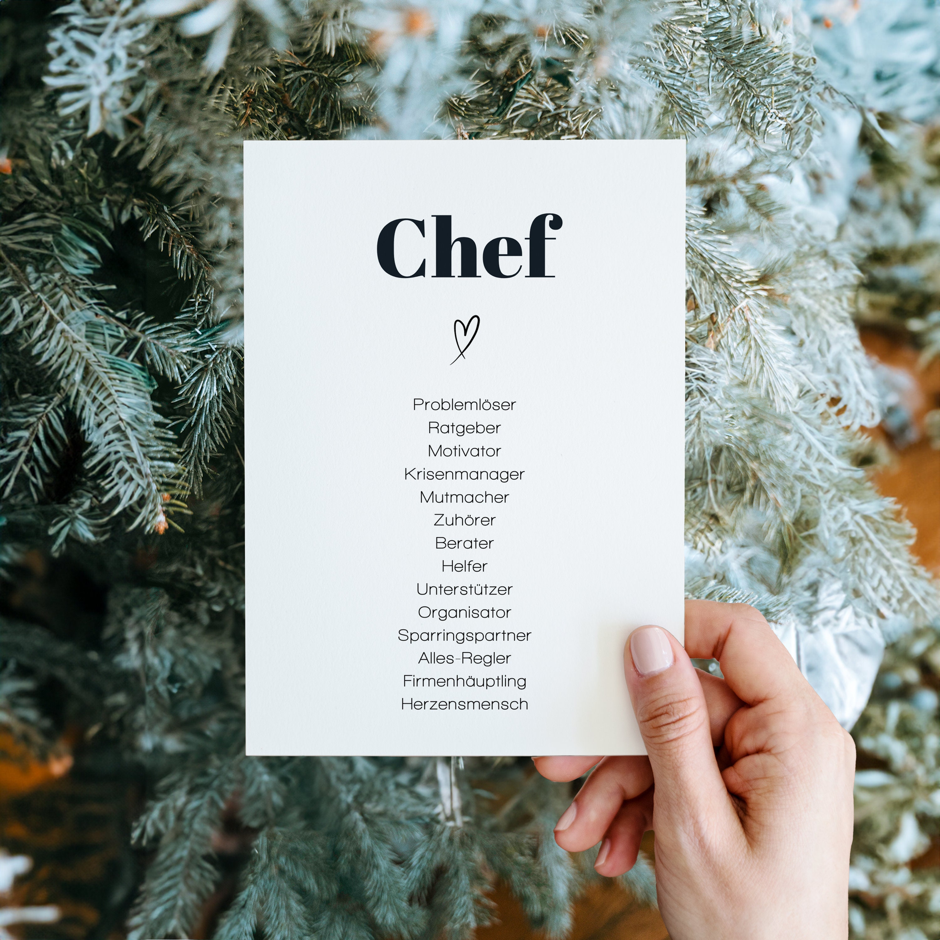 Boss Gift Card for Boss, Synonym Card Boss, Gift Boss for Birthday, Say ...