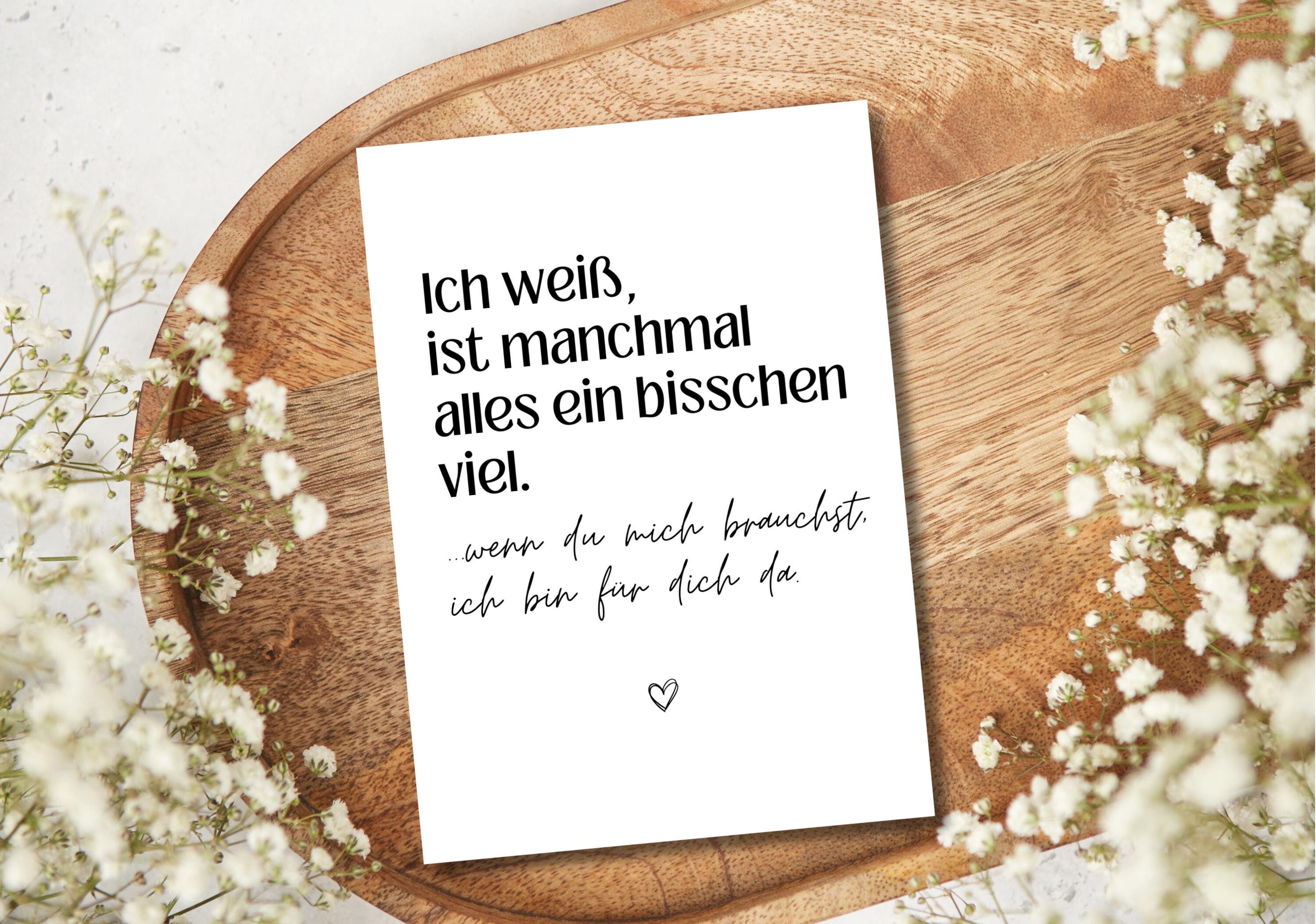 Postkarte Mutmacher, Mutmacher Geschenk, Trostkarte, Mut machen ...
