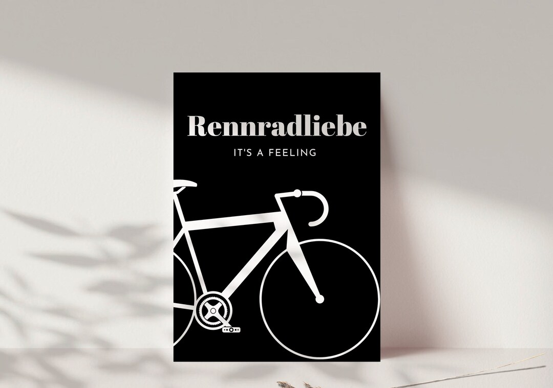 Geschenk für Fahrradfahrer | Geschenk für Radfahrer | Geburtstagskarte ...