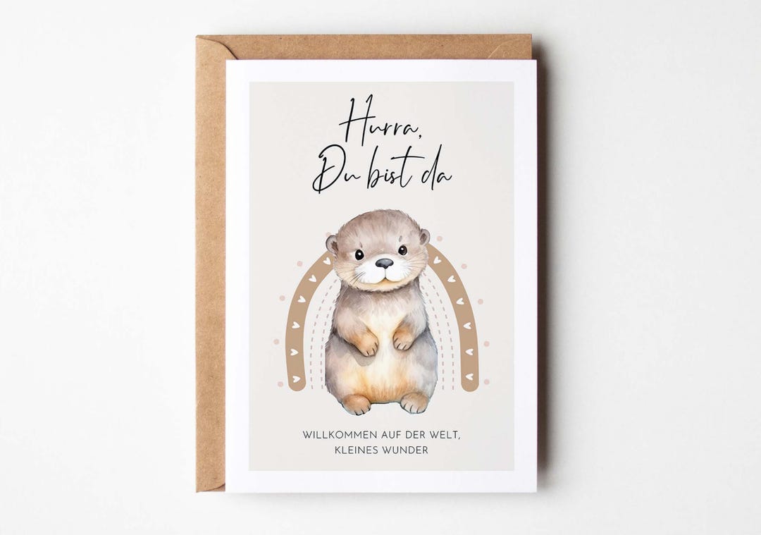 Herzlichen Glückwunsch zur Geburt, Karte zur Geburt, Geschenk zur ...