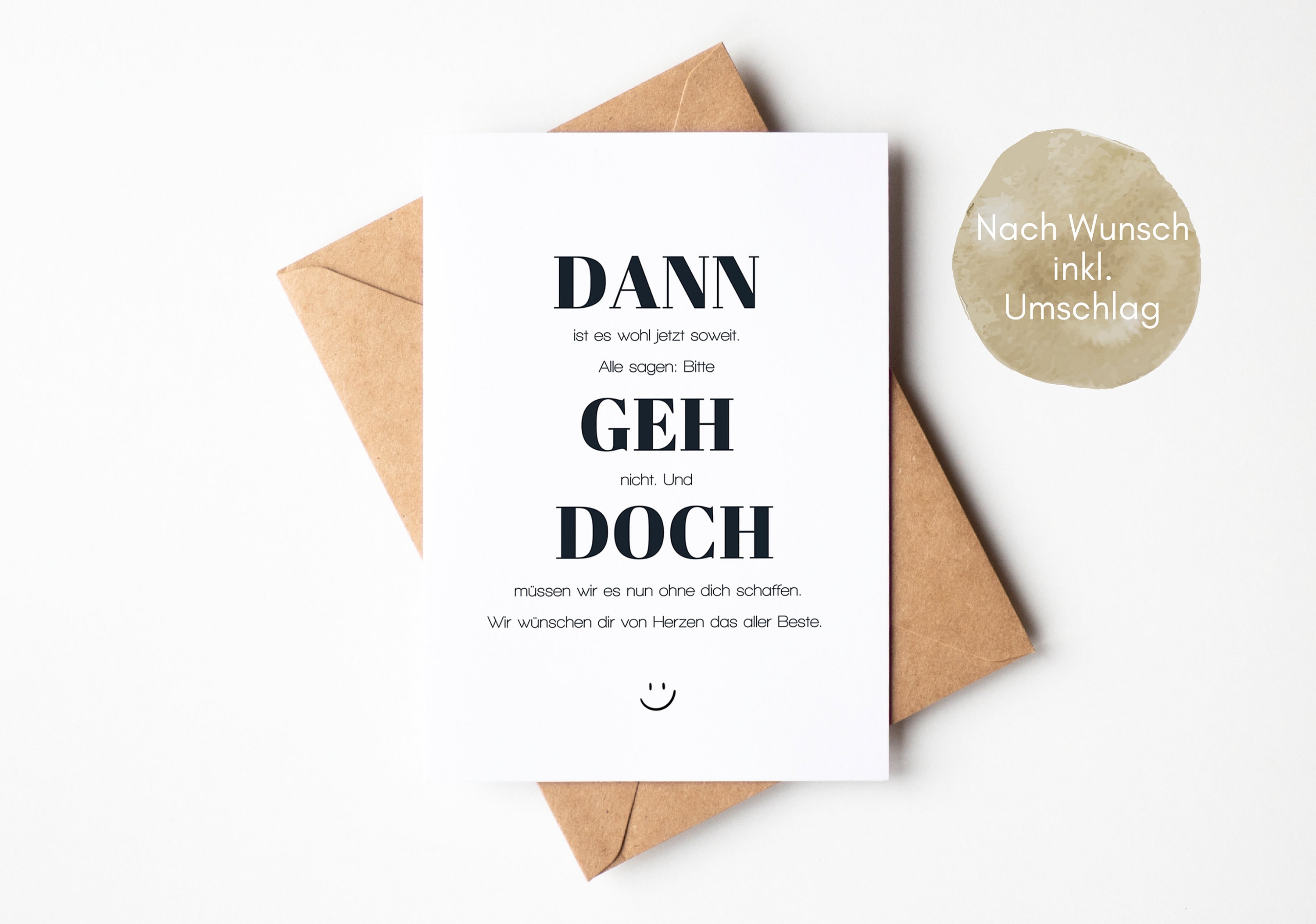 Farewell Card Funny Farewell Card for Colleagues to Say - Etsy