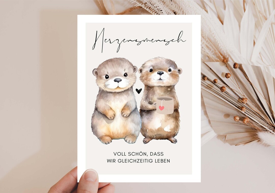 Hey Otti® Heartfelt Person Card – It's so Wonderful That We Live at the ...