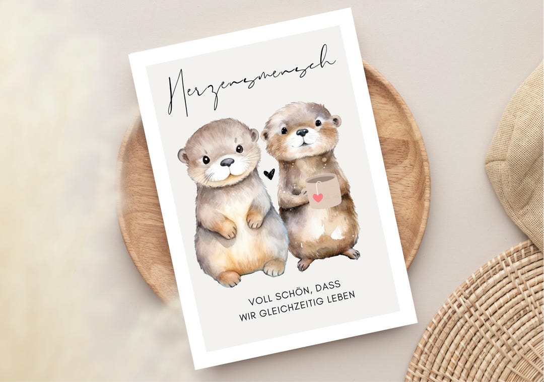 Hey Otti® Heartfelt Person Card – It's so Wonderful That We Live at the ...