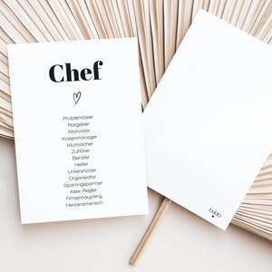 Boss Gift Card for Boss, Synonym Card Boss, Gift Boss for Birthday, Say ...
