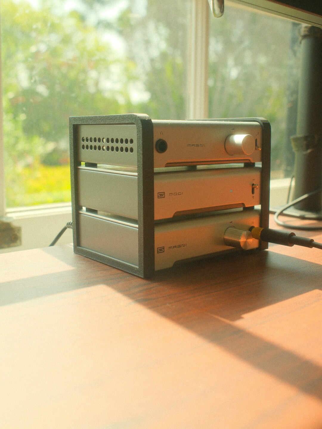 Triple Bracket for Schiit modi / Magni / Vali / Loki Mini / Mani / SYS ...