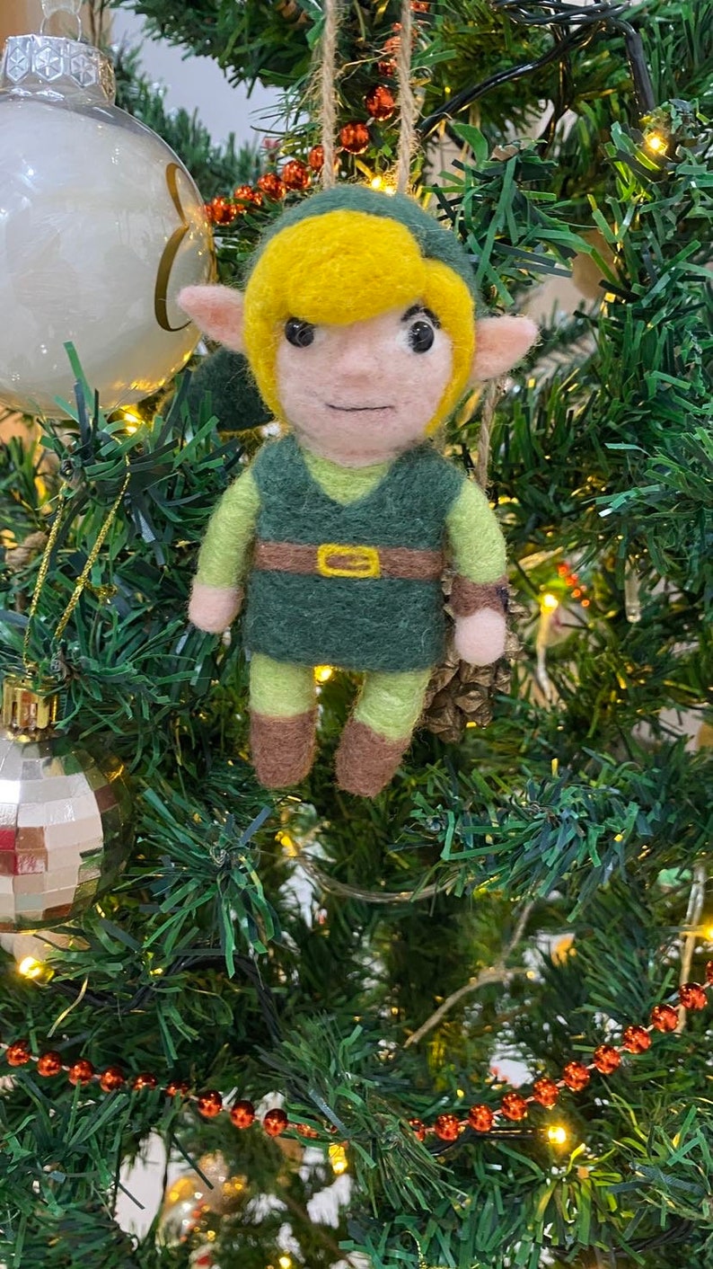 Legend of Zelda Christmas Ornament Young Link Zelda - Etsy