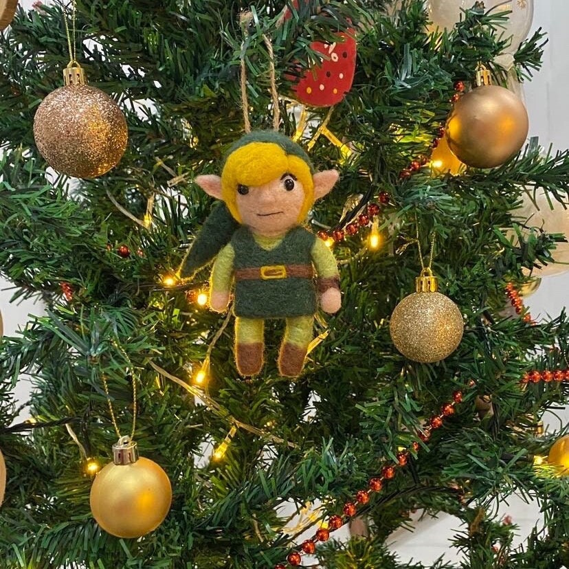 Legend of Zelda Christmas Ornament Young Link Zelda - Etsy
