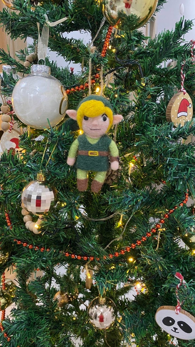 Legend of Zelda Christmas Ornament Young Link Zelda - Etsy