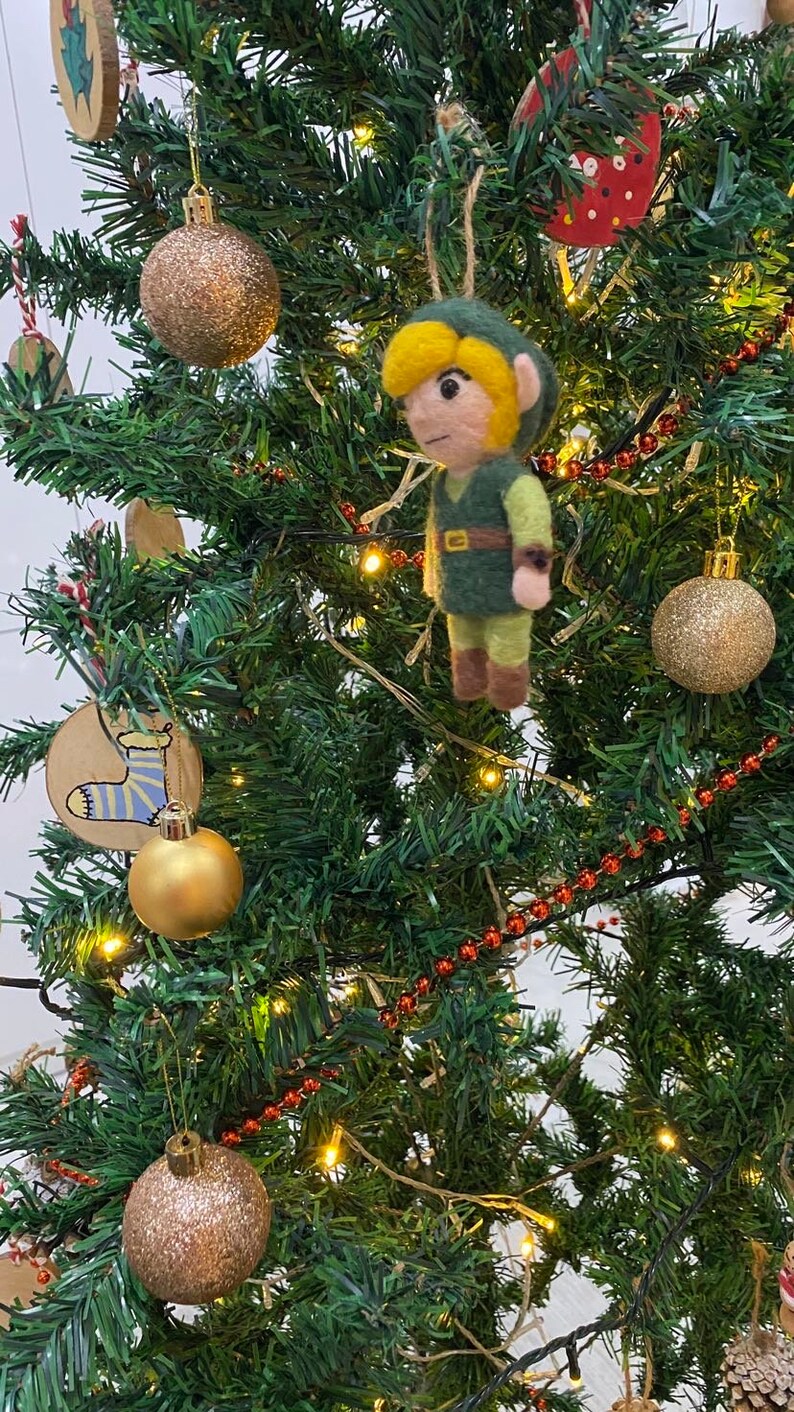 Legend of Zelda Christmas Ornament Young Link Zelda - Etsy