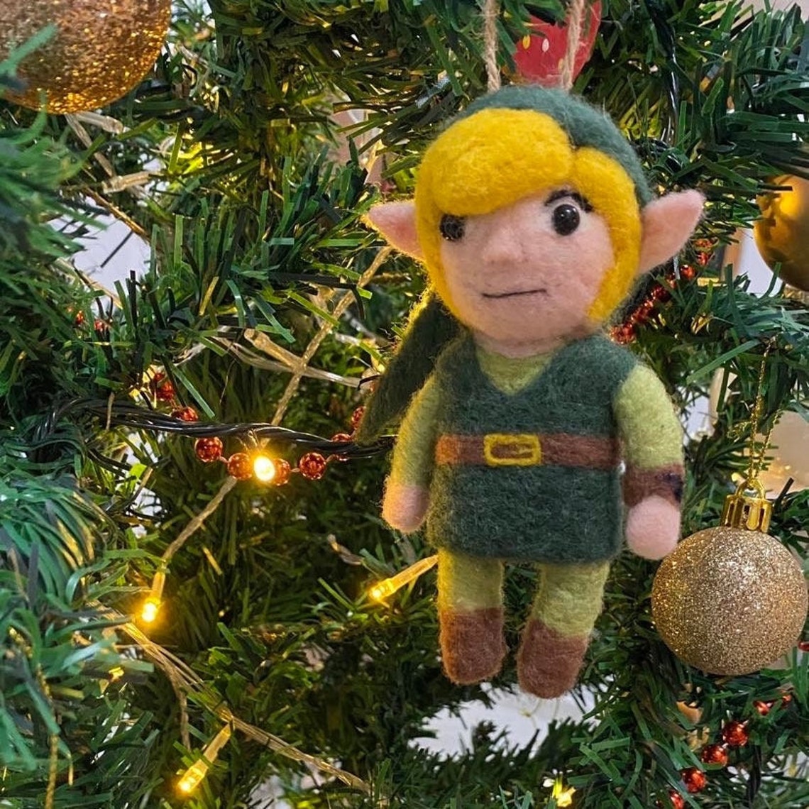 Legend of Zelda Christmas Ornament Young Link Zelda - Etsy