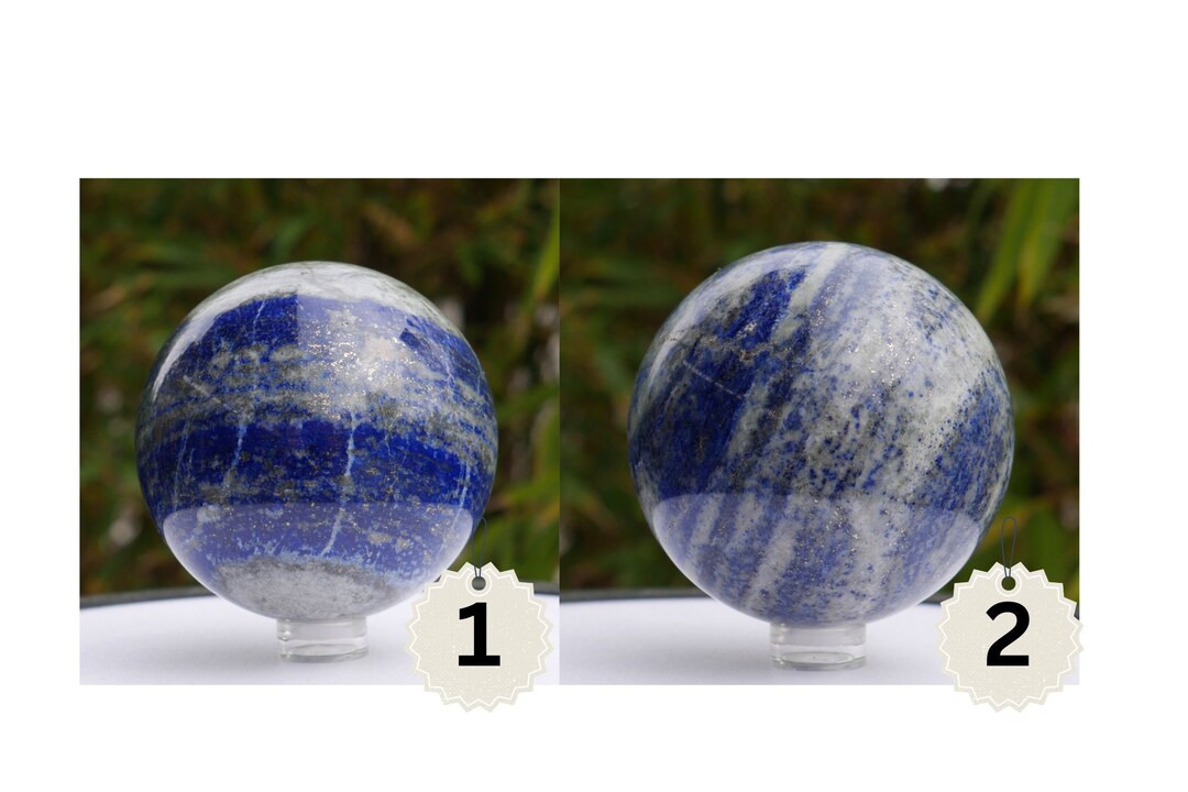 Lapis Lazuli Sphere Blue Crystal Home Decor Crystal Sphere - Etsy