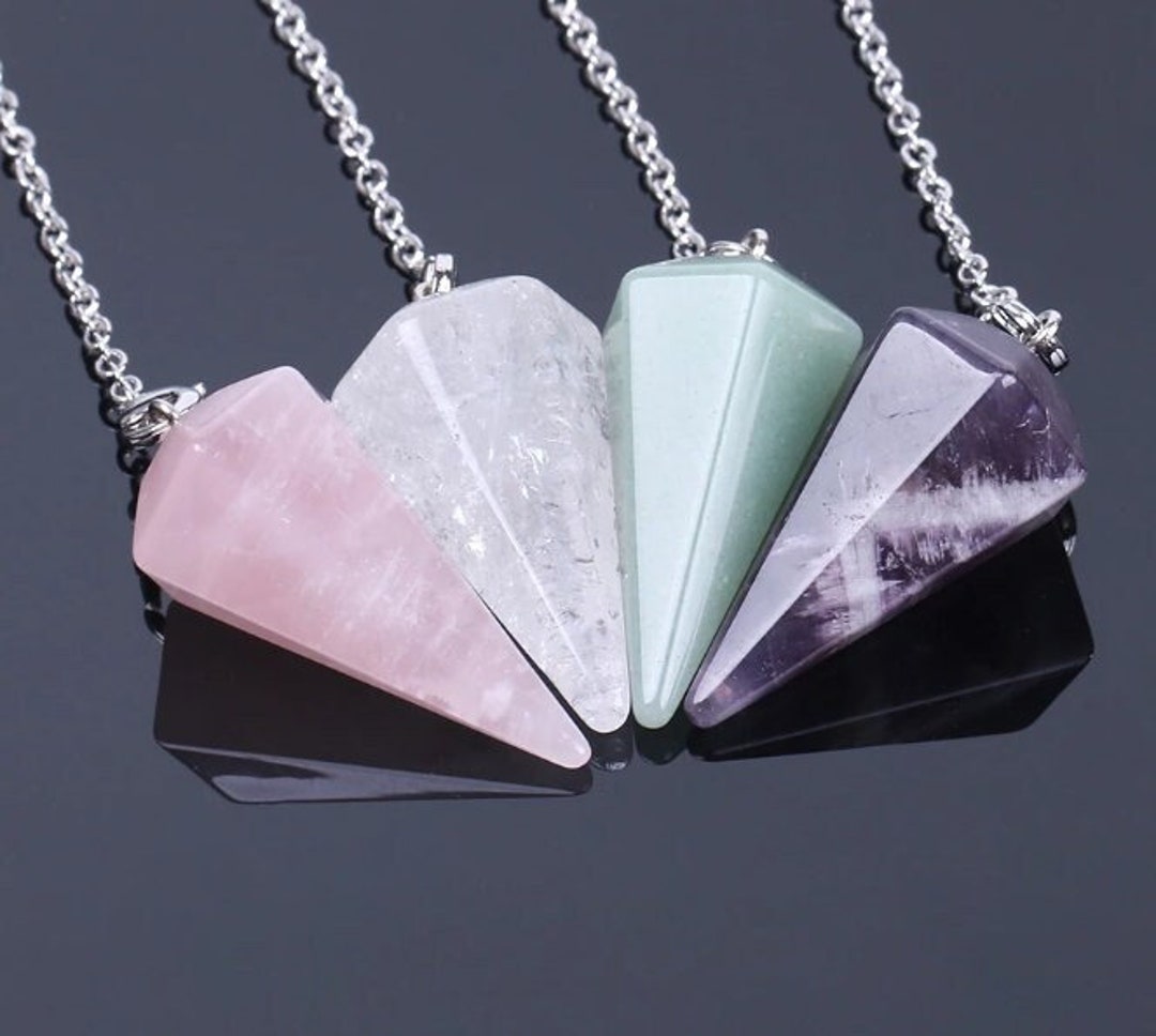 Crystal Pendulum, Stone Point, Energy Stone, Spiritual Crystals ...