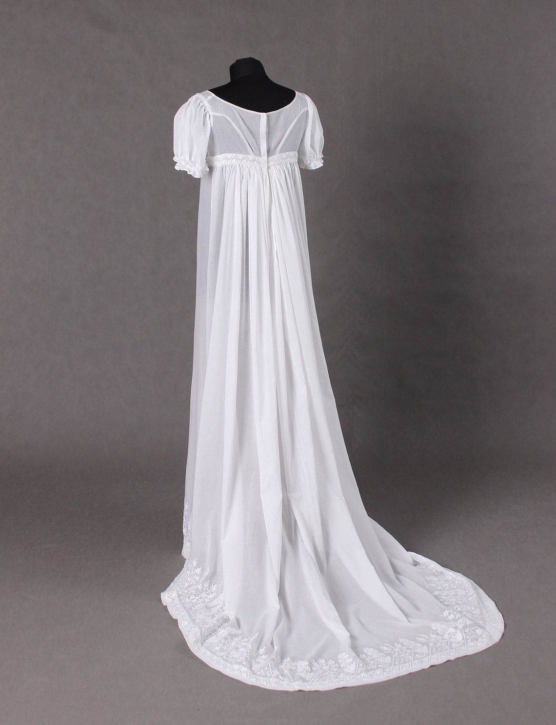 Embroidered Regency Gown. Made to Order - Etsy