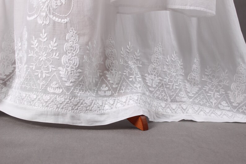 Embroidered Regency Gown. Made to Order - Etsy