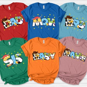 Custom Toy Story Family Birthday Shirts Toy Story Shirt Toy - Etsy