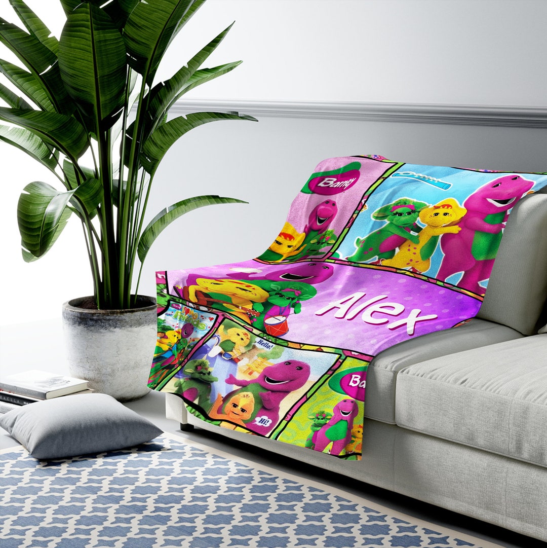 Barney and Friends Custom Barney the Dinosaur Bedding Set - Etsy