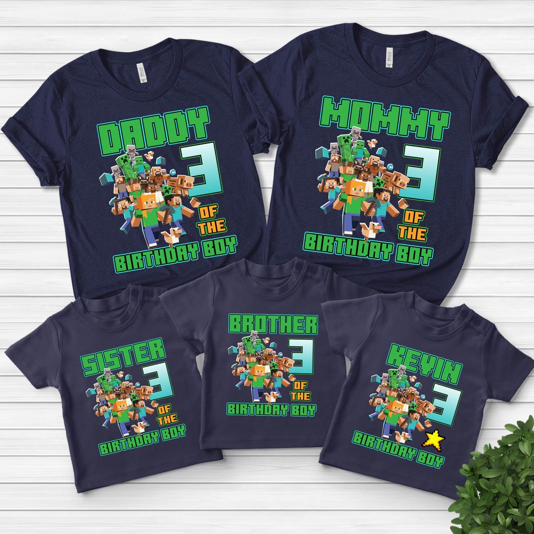 Personalized Birthday Matching Family Shirts Birthday Party - Etsy