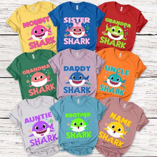 Mommy Shark Sister Shark - Etsy