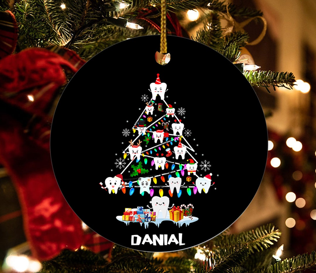 Custom Dental Christmas Tree Ornament Oh Dentistree Ornament - Etsy