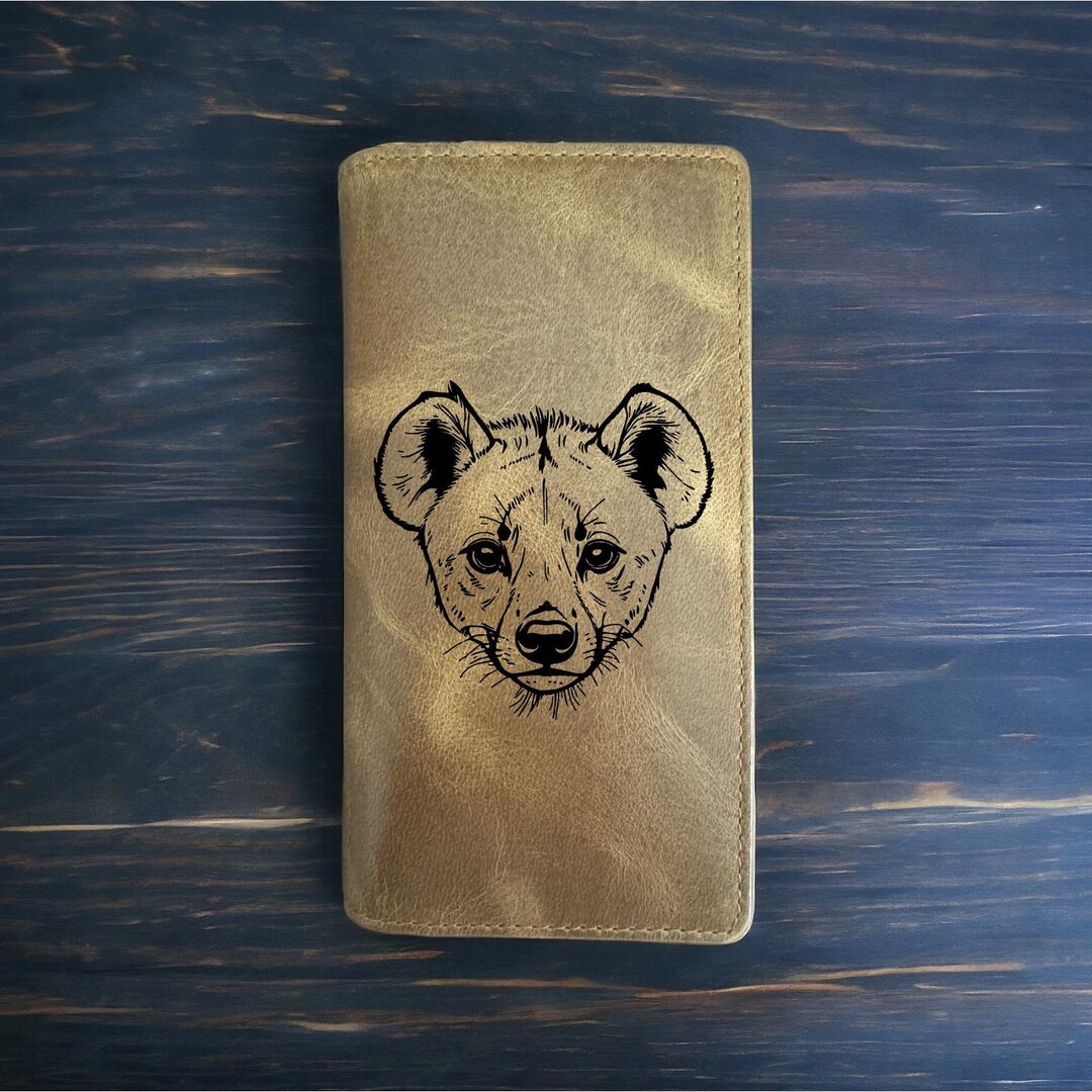 Hyena Rodeo Wallet Cowboy Western Buffalo Leather Premium Dog Animal ...