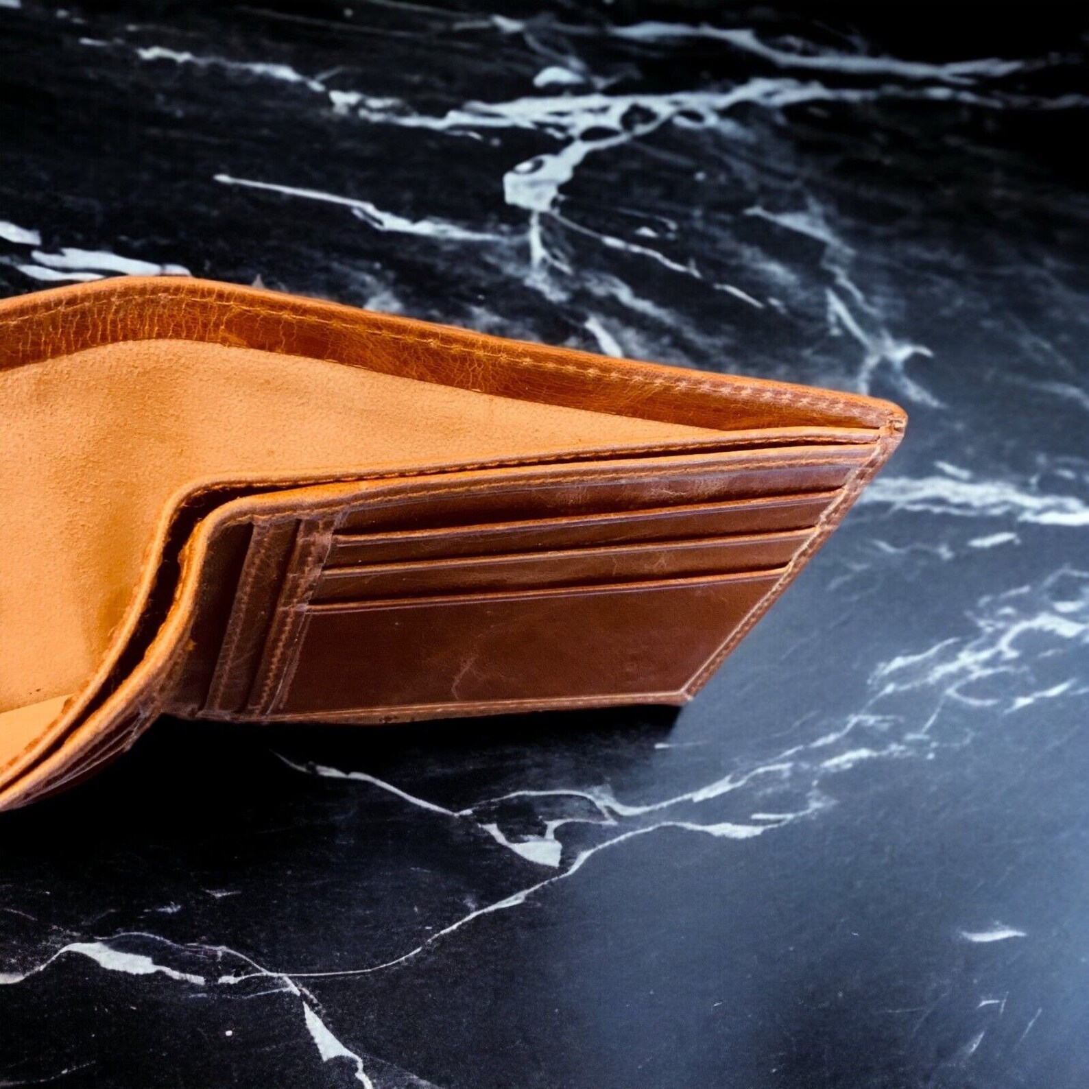 Kangaroo Shape Leather Wallet Bifold Premium Quality Buffalo Animal ...
