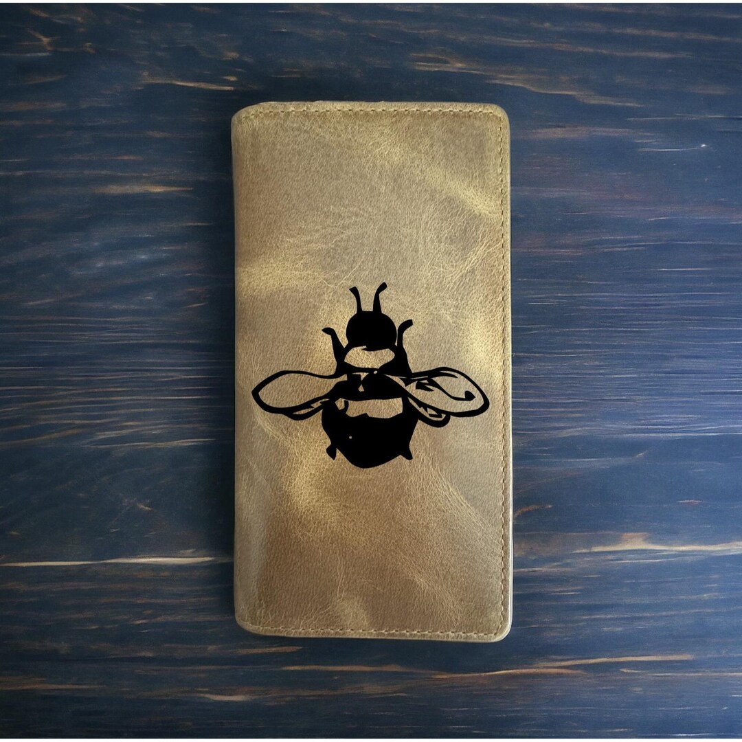 Bumble Bee Rodeo Wallet Cowboy Western Buffalo Leather Premium Flower ...
