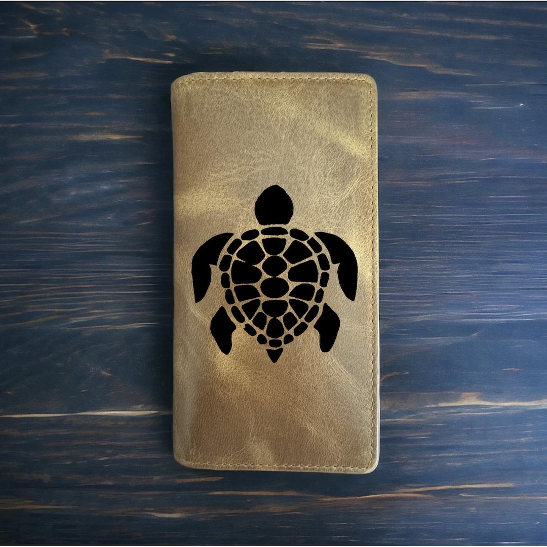 Sea Turtle Rodeo Wallet Cowboy Western Buffalo Leather Premium Animal ...