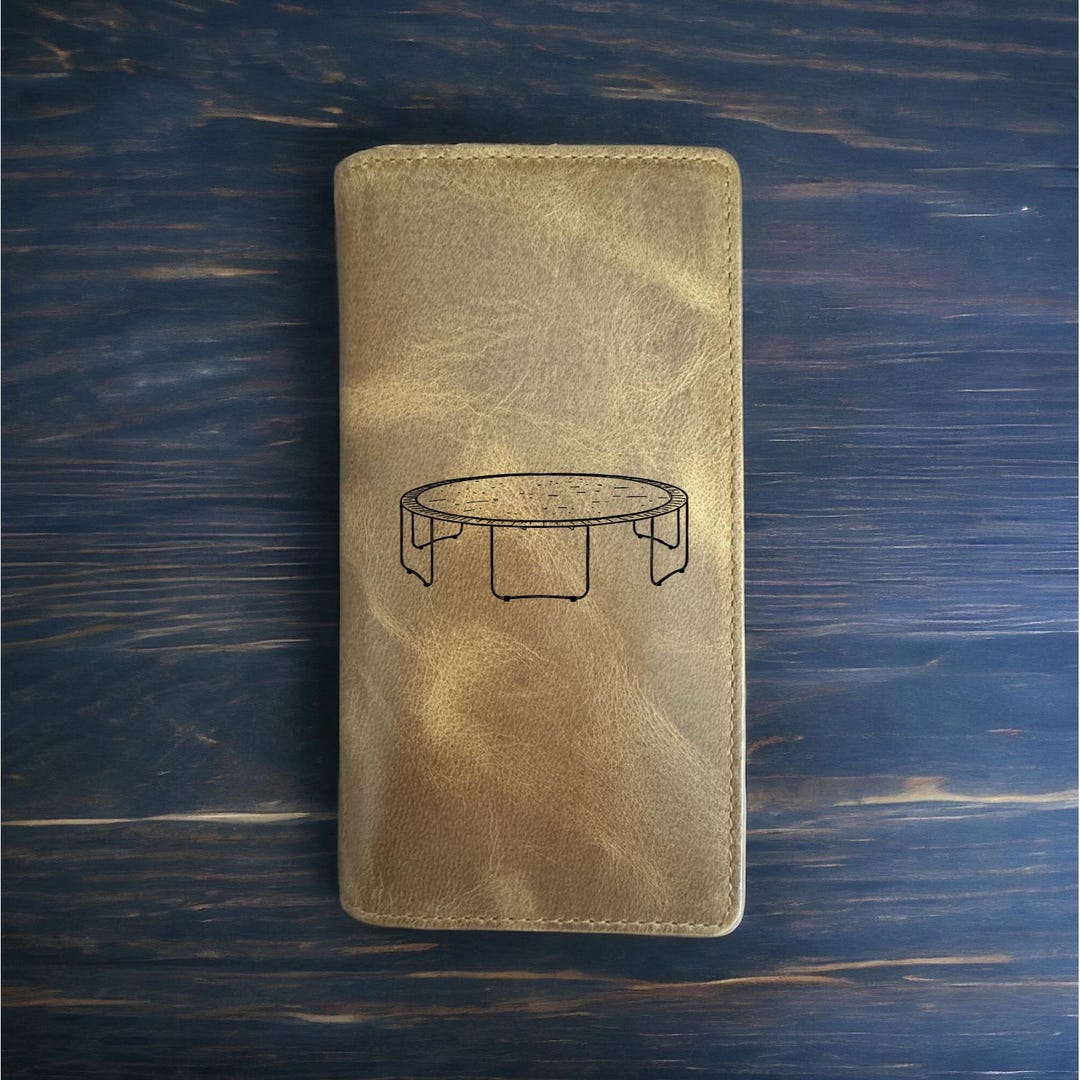 Trampoline Rodeo Wallet Cowboy Western Buffalo Leather Premium Jump ...