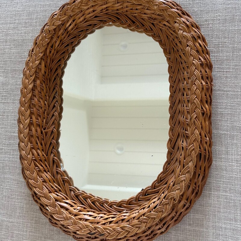 Rattan Mirror - Etsy