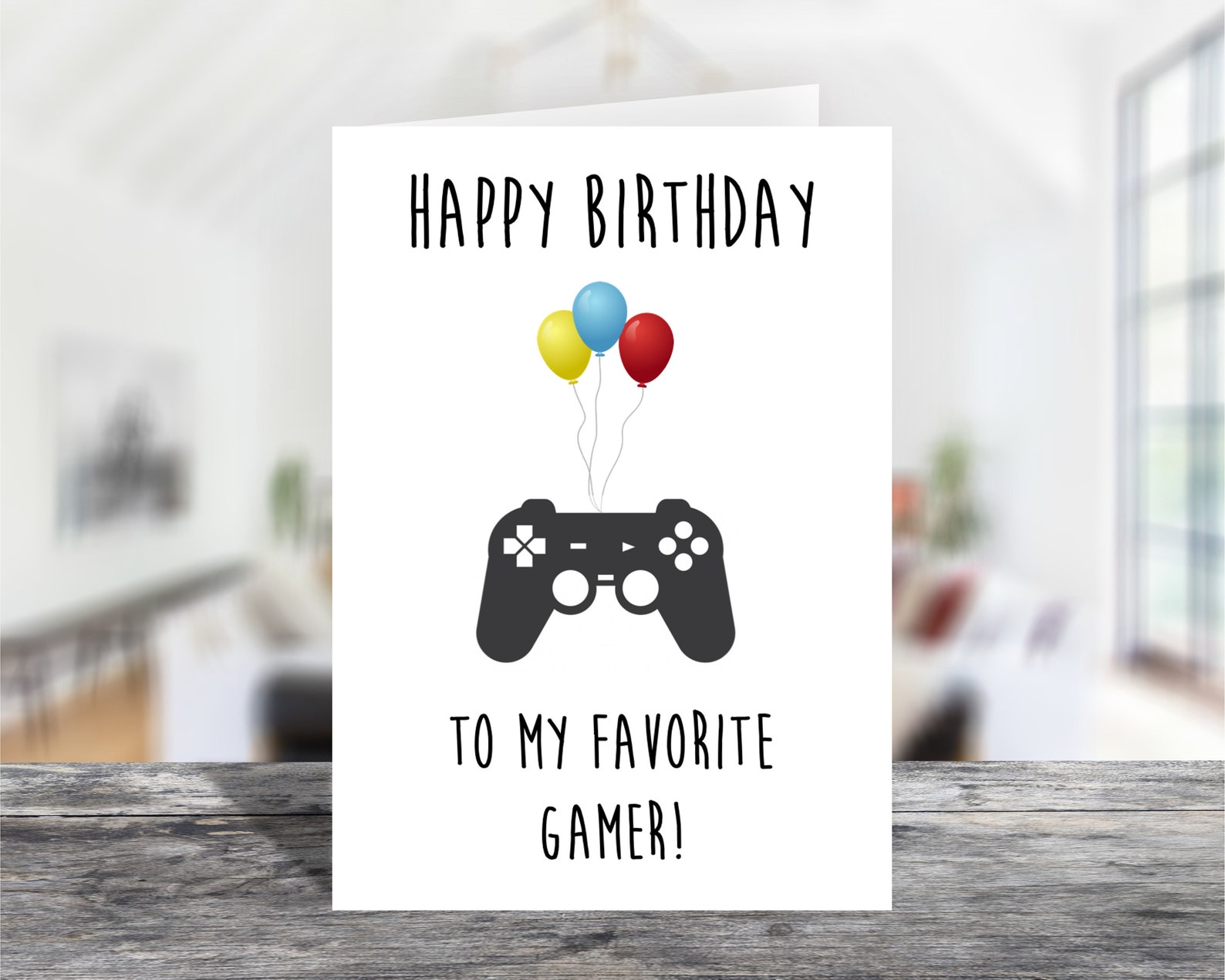 Printable Happy Birthday Card for Gamer, Video Game | Downloadable - Etsy