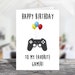 Printable Happy Birthday Card for Gamer, Video Game | Downloadable - Etsy