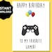Printable Happy Birthday Card for Gamer, Video Game | Downloadable - Etsy