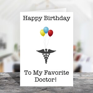 Doctor Birthday Card Printable | Happy Birthday Card for Doctor ...