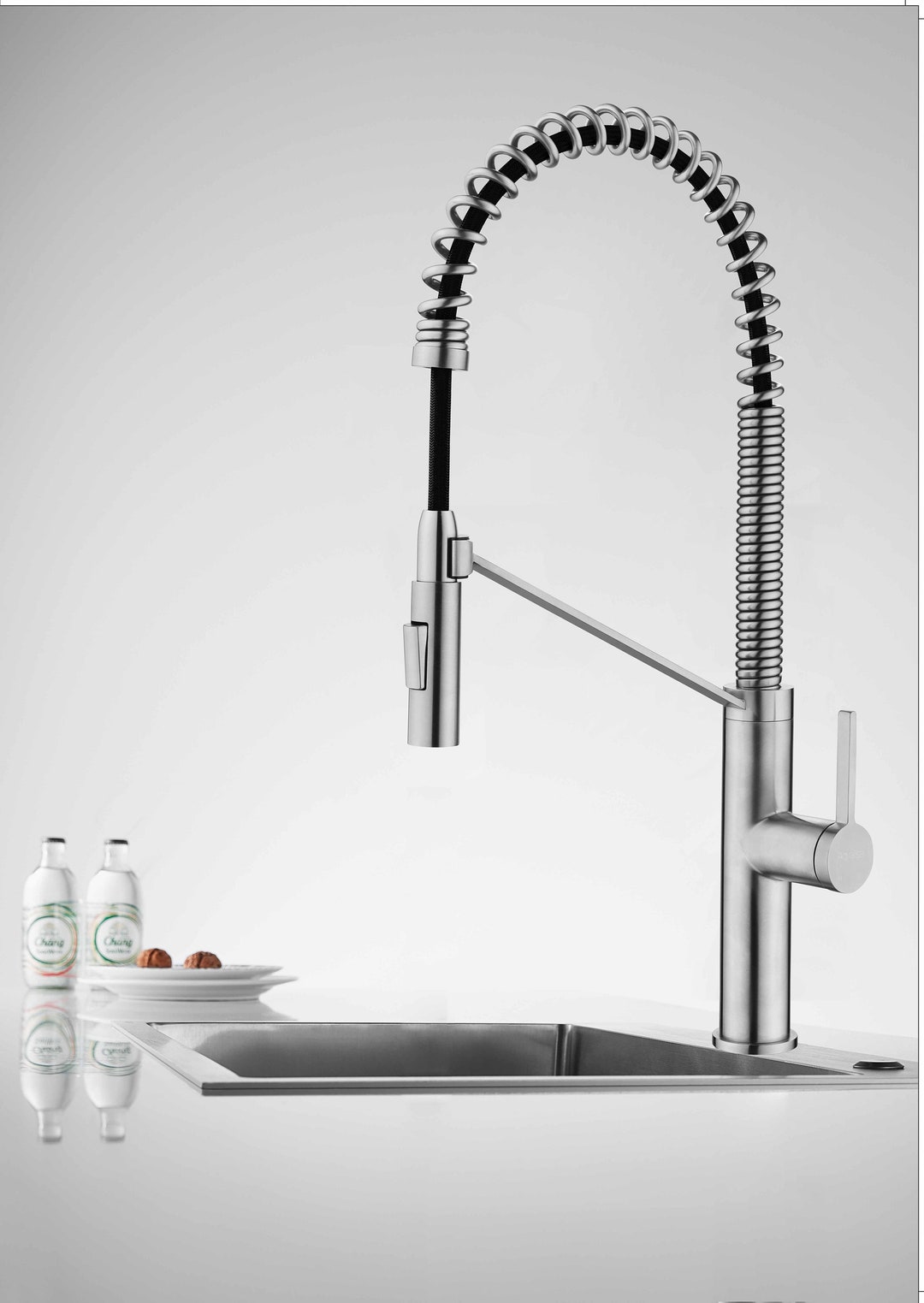 Aqualise Kitchen Faucet Iris - Luxury Commercial Style Semi-pro Design ...