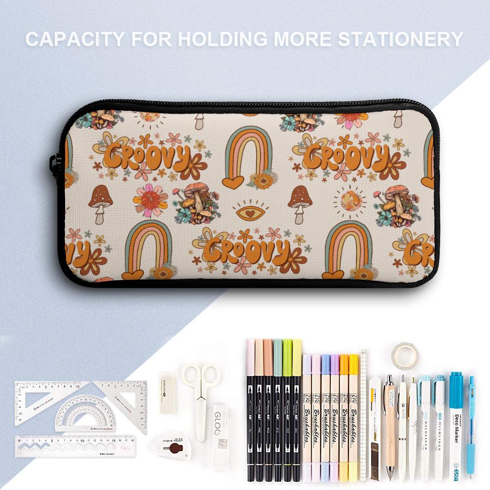 Personalized Name Vintage 70s Groovy Flower Kids Backpack Custom Name ...