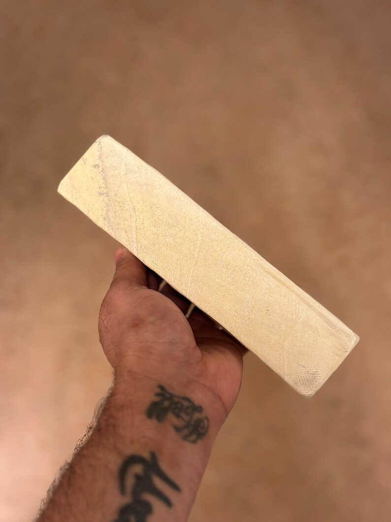 Mikawa Nagura Botan / Japanese Natural Whetstone / 天然砥石 / Knife-razor ...