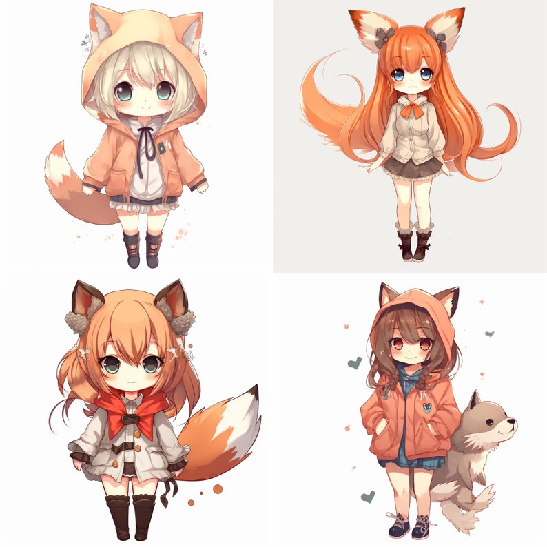 21 Anime Fantasy Clipart | Anime Clipart Bundle | Anime Designs ...