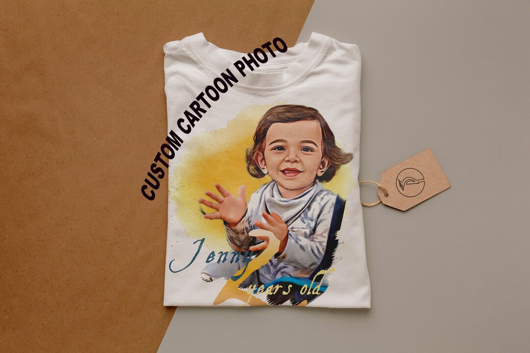 Custom Cartoon Shirt, Personalized T Shirt, Custom Caricature Tee ...