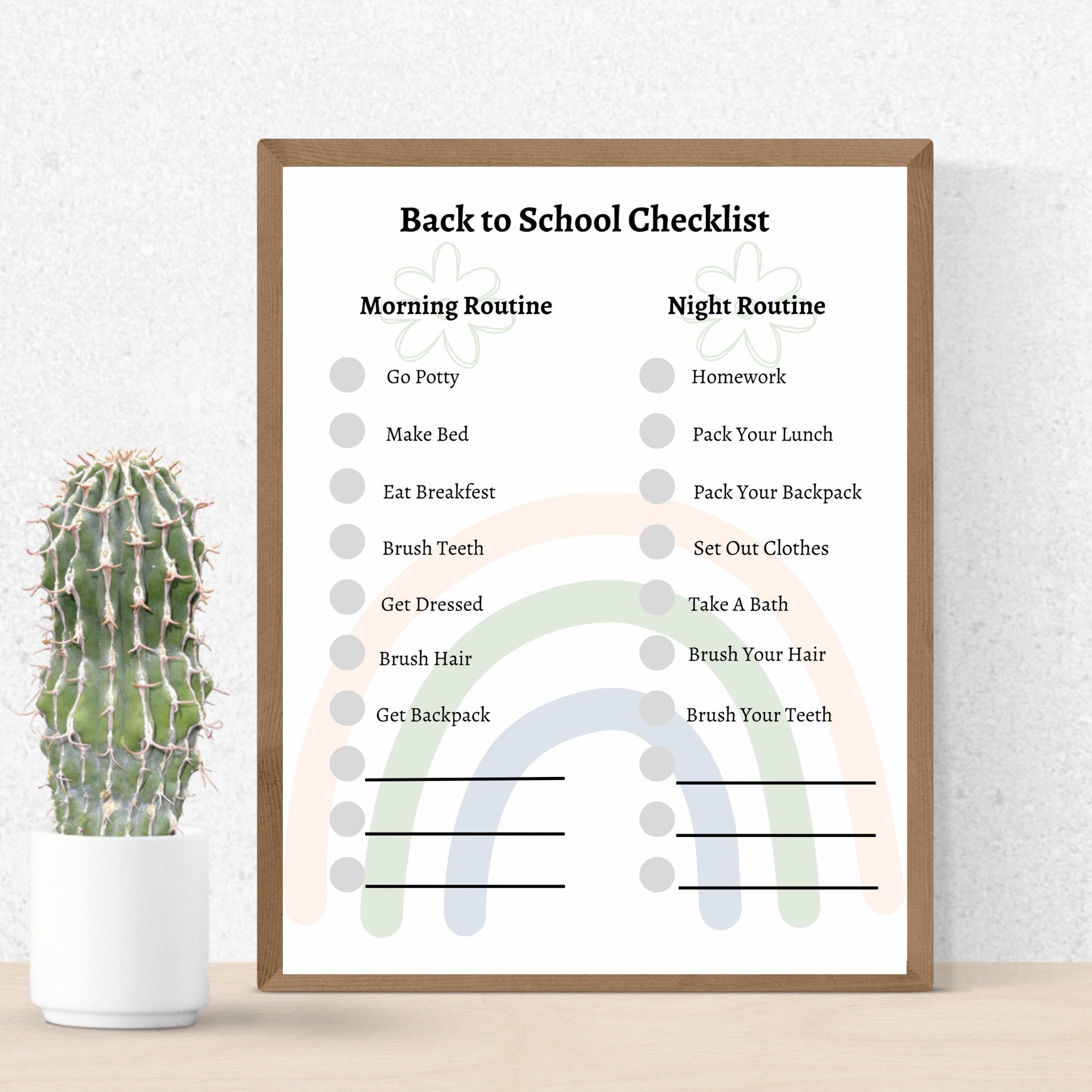 Digital Back to School Checklist - Etsy
