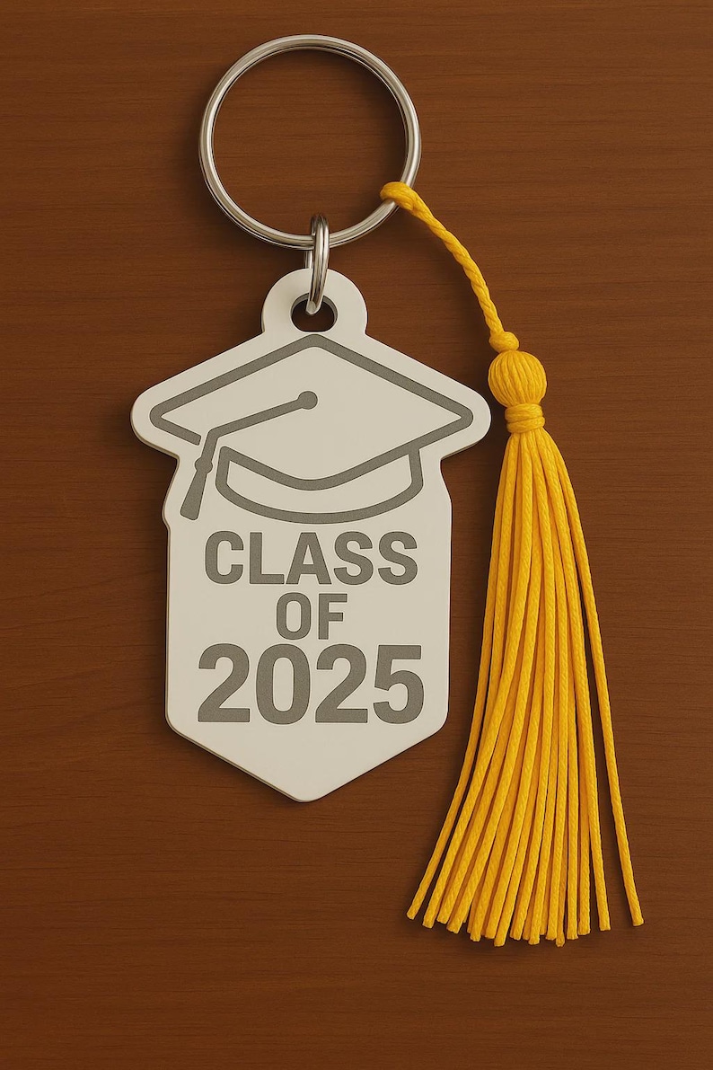 Class of 2025 Keychain SVG Bundle | Graduation Keychain Template ...