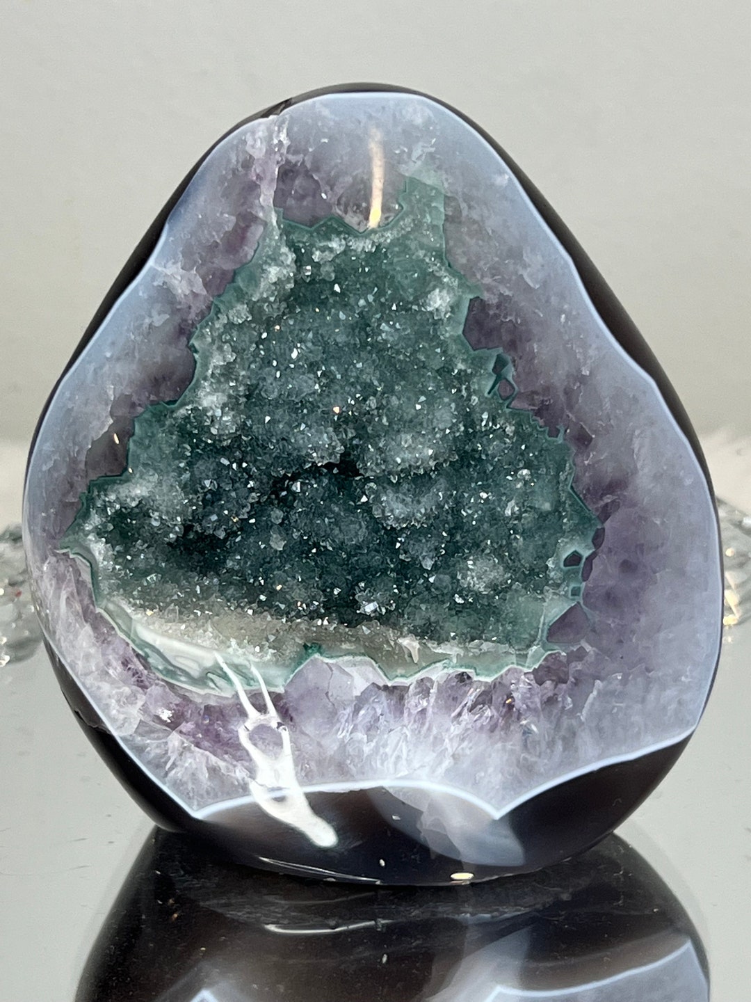 Rare, Rainbow Amethyst, Green Amethyst, Teal Amethyst, Blue Agate ...