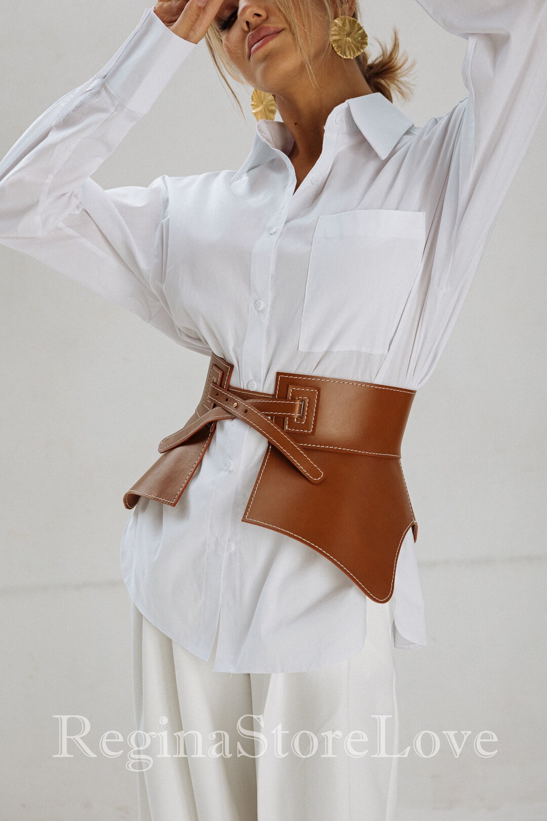 Leather Basque Belt, Leather Womens Basque, Basque Style Skirt Belt ...